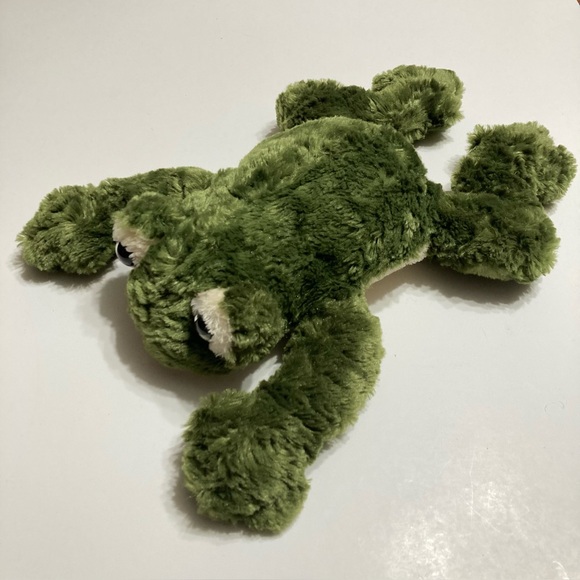 Toys | Unipak Green Frog 13 Beanie Plush Red Eyes Mouth Stuffed Animal ...